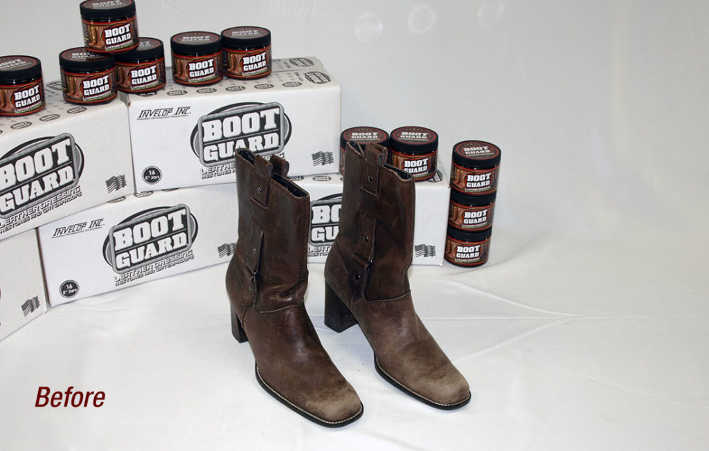 Boot Guard® Leather Dressing - Boot Guard Before and After Photos